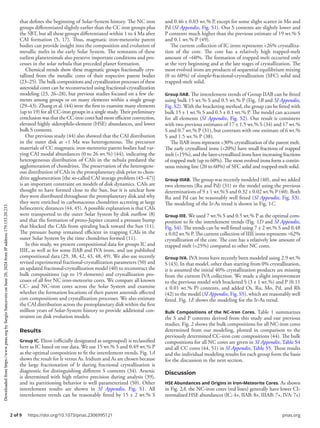 Compositions of iron-meteorite parent bodies constrainthe structure of ...