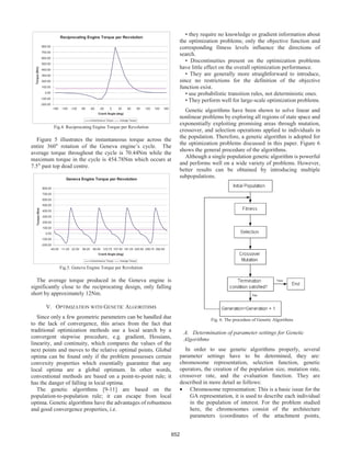 Design Optimization of a Geneva Mechanism for Internal Combustion Engine Application | PDF