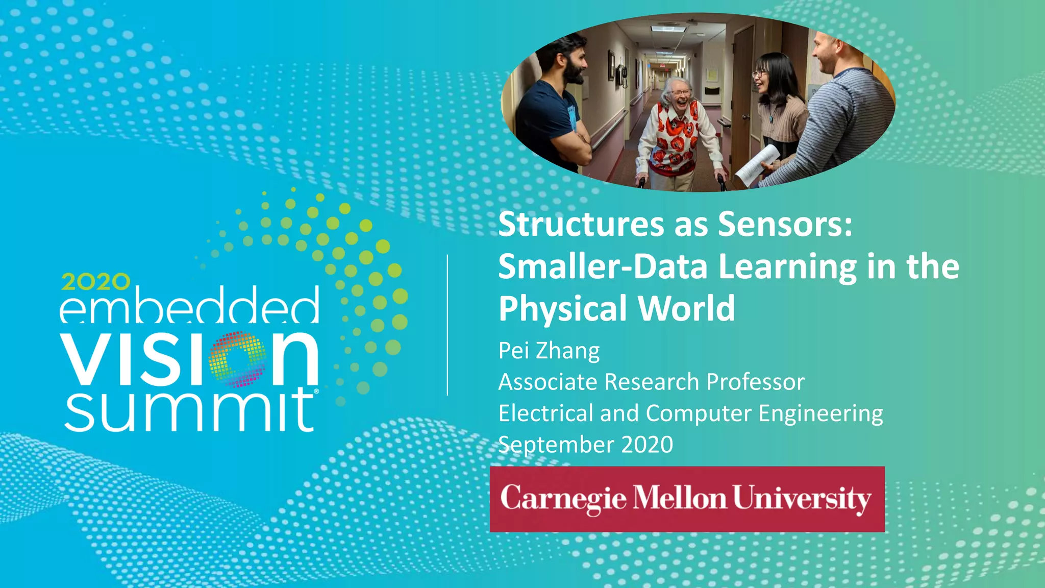 “Structures as Sensors: Smaller-Data Learning in the Physical World,” a ...