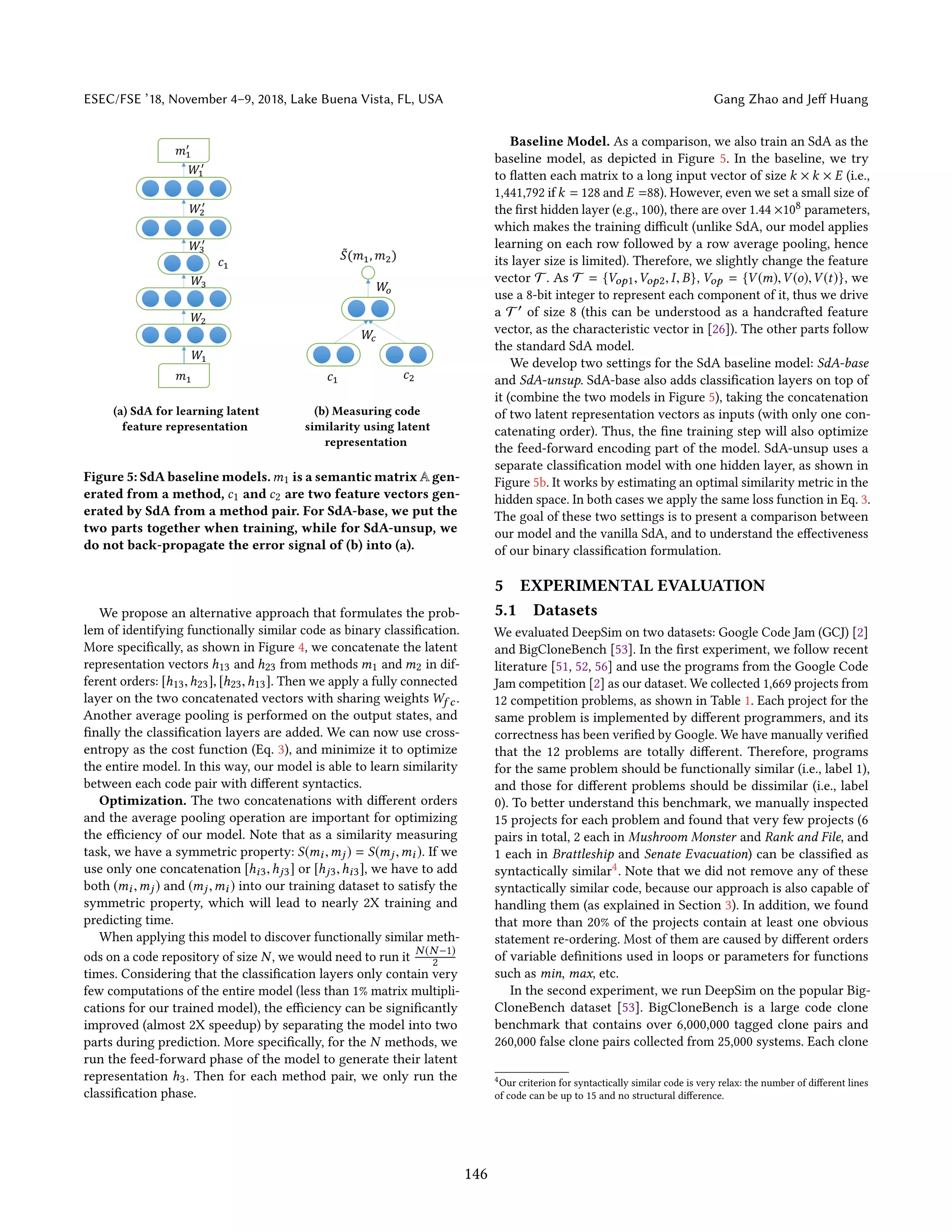 Zhao huang deep sim deep learning code functional similarity | PDF