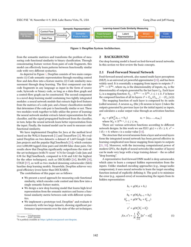 Zhao huang deep sim deep learning code functional similarity | PDF