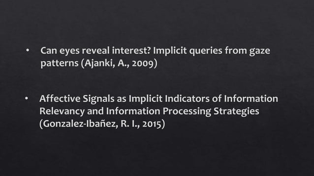 Physiological signals and patients' information behavior | PPT