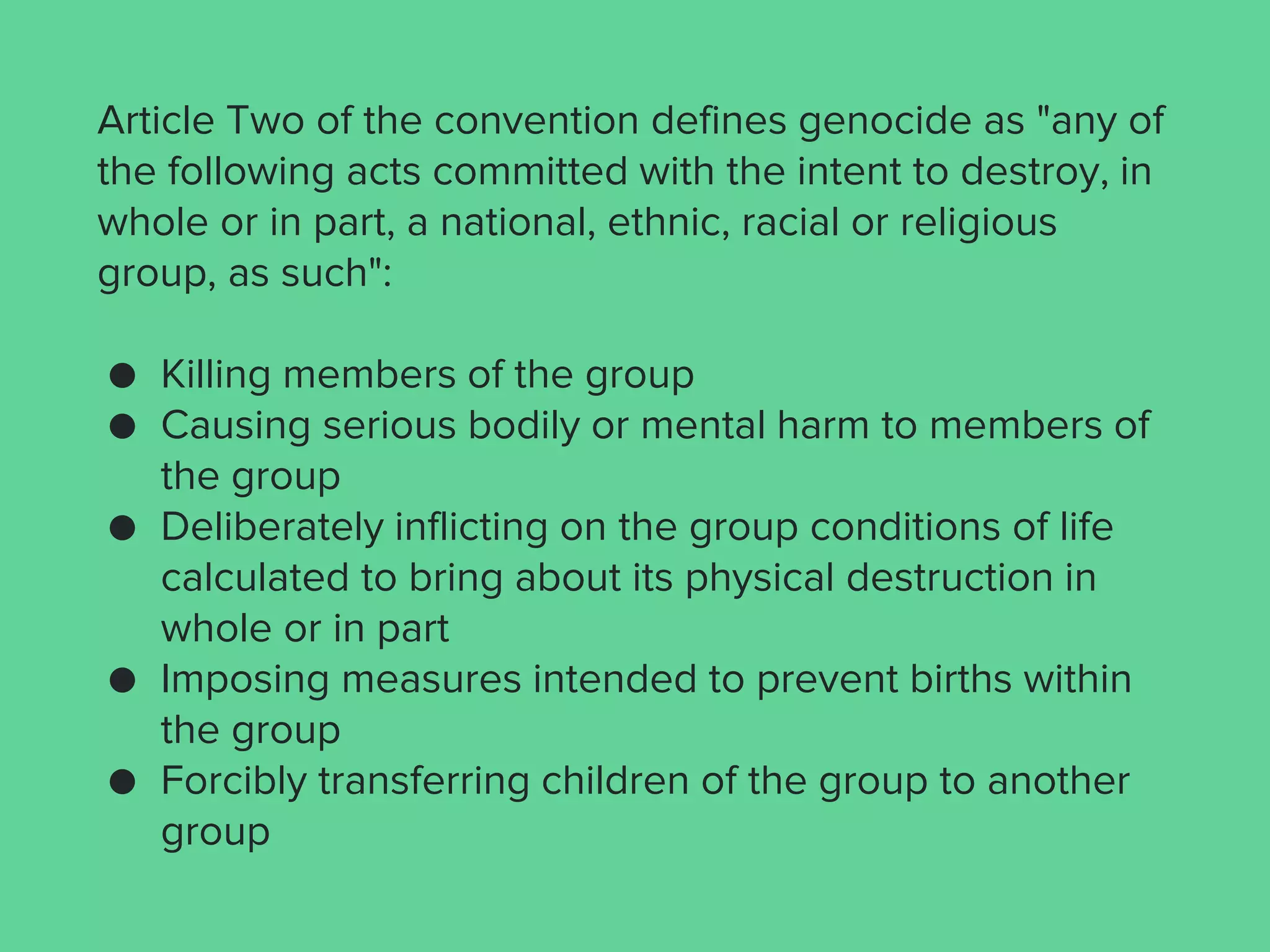 What is genocide? | PPTX