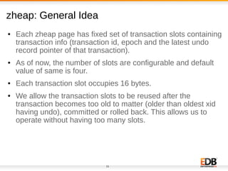 The Future of zHeap | PDF