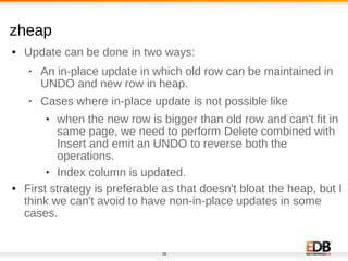 The Future of zHeap | PDF