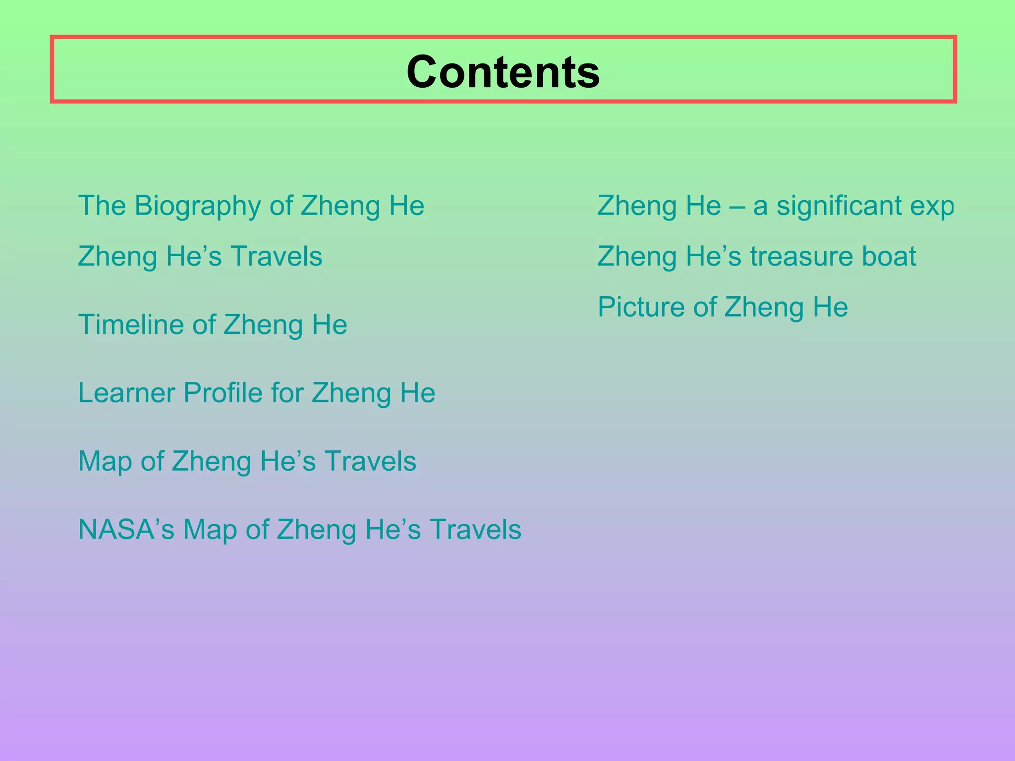 Zheng He | PPT