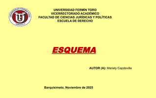 Esquema Derecho Laboral- Mariely Capdevilla | PPTX