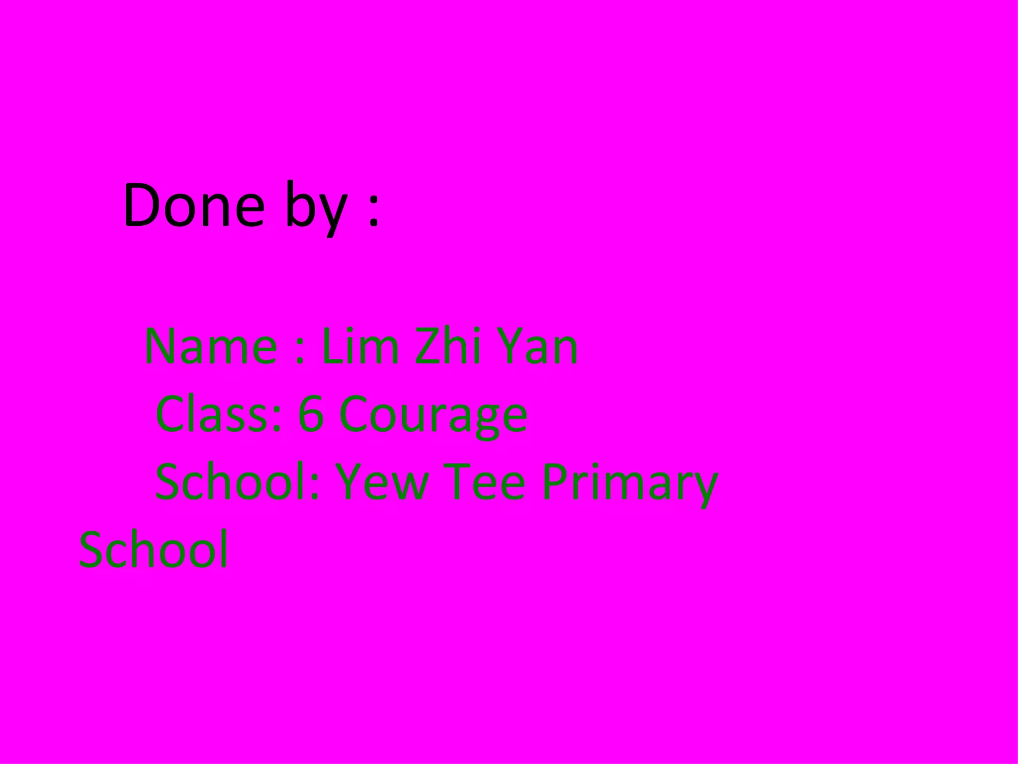 Zhi Yan from 6 Courage | PPT