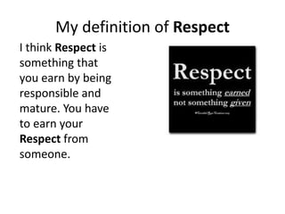 Respect | PPT