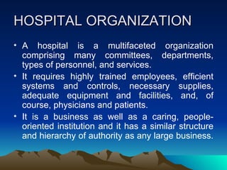 Hospital Administration | PPT