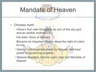 Zhou Dynasty PPT | PPTX