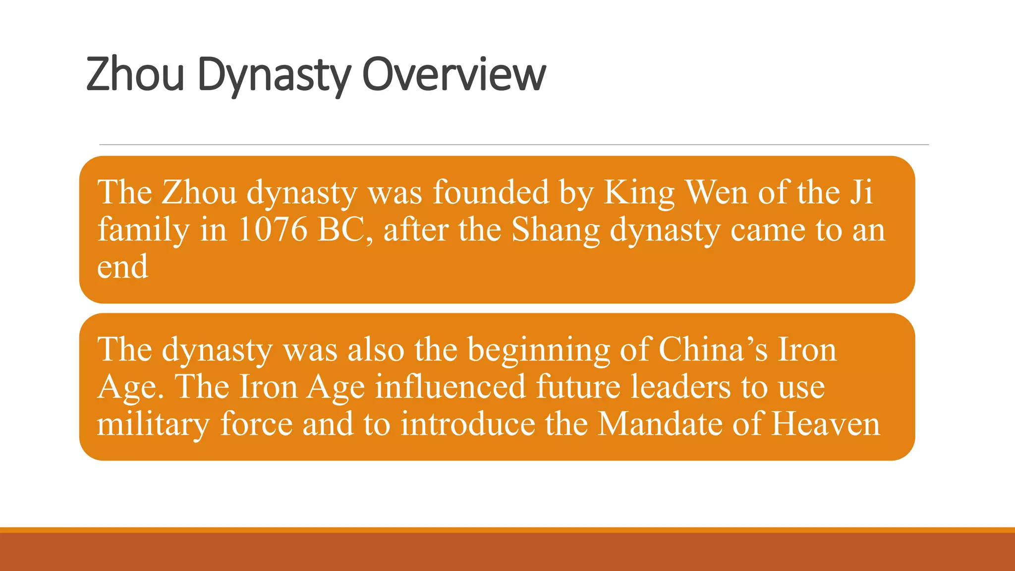 Zhou dynasty present | PPT