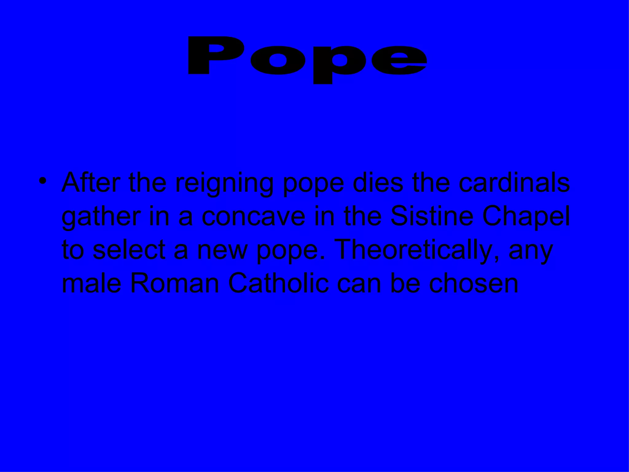 Z:\How The Pope Is Elected | PPT