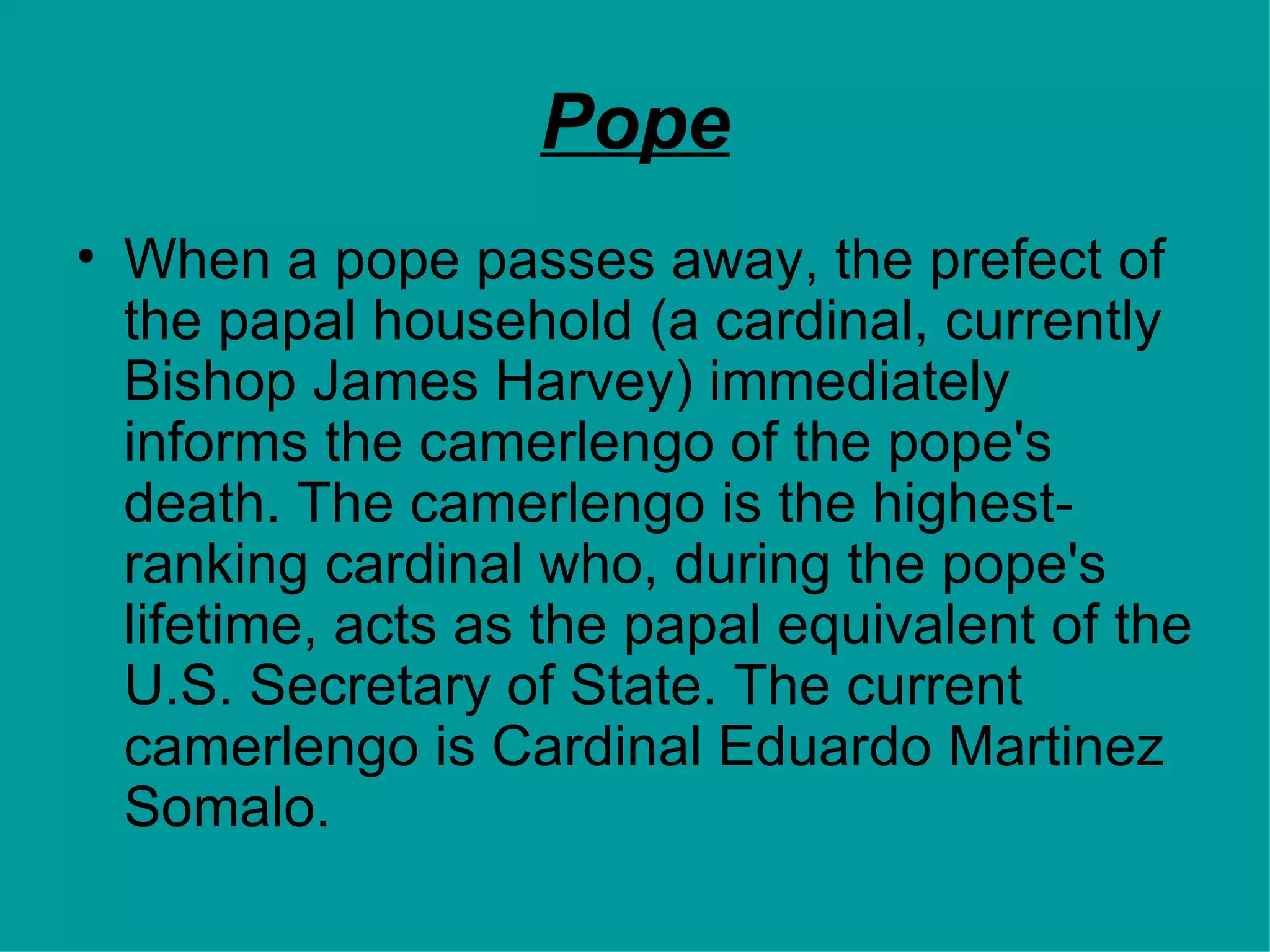 Z:\How The Pope Is Elected | PPT