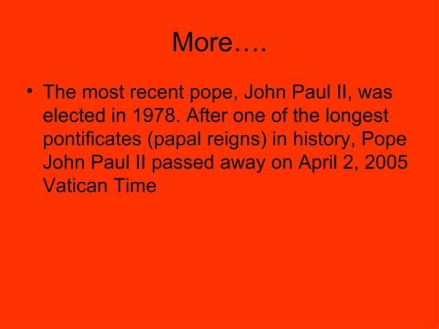 Z:\How The Pope Is Elected | PPT