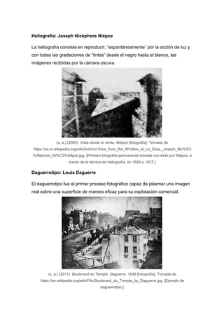 Fotografía-Precursores de la fotografía | PDF