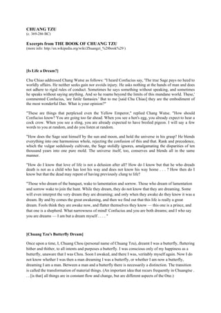 Zhuangzi excerpts | PDF