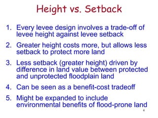 Up or Out?—Economic-Engineering Theory of Flood Levee Height and ...