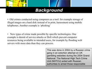 Types Of Computer Crime | PPTX