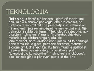 Zhvillimi i teknologjise | PPTX