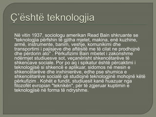 Zhvillimi i teknologjise | PPTX