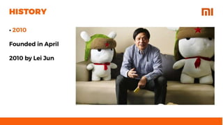 Yining Zhou - Company Preso - Xiaomi | PPT