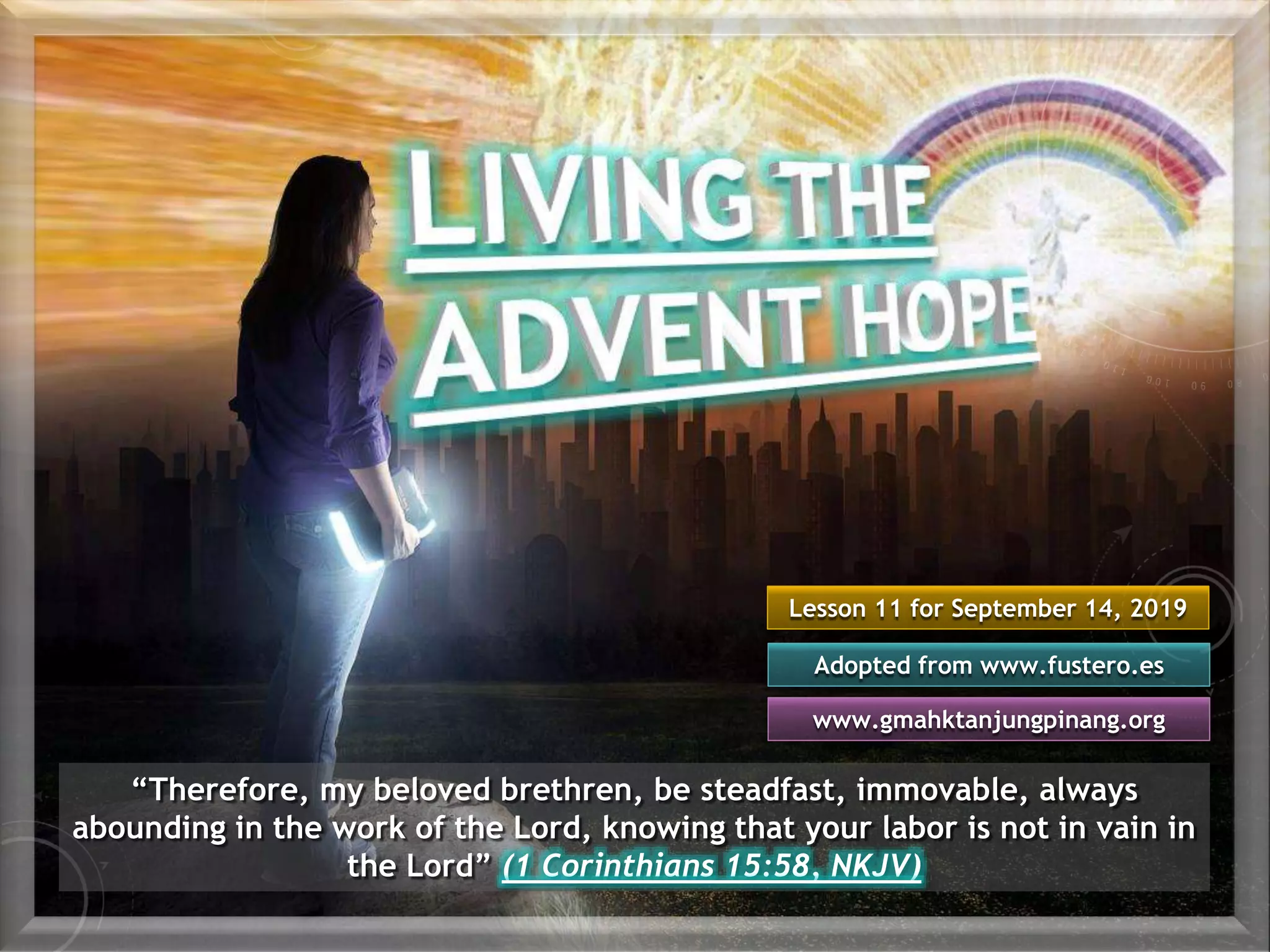 Sabbath school lesson 11, 3rd quarter 2019 | PPT