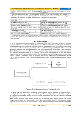 The Verb Aspect Issue in English-French Translation Classes in a Francophone context | PDF
