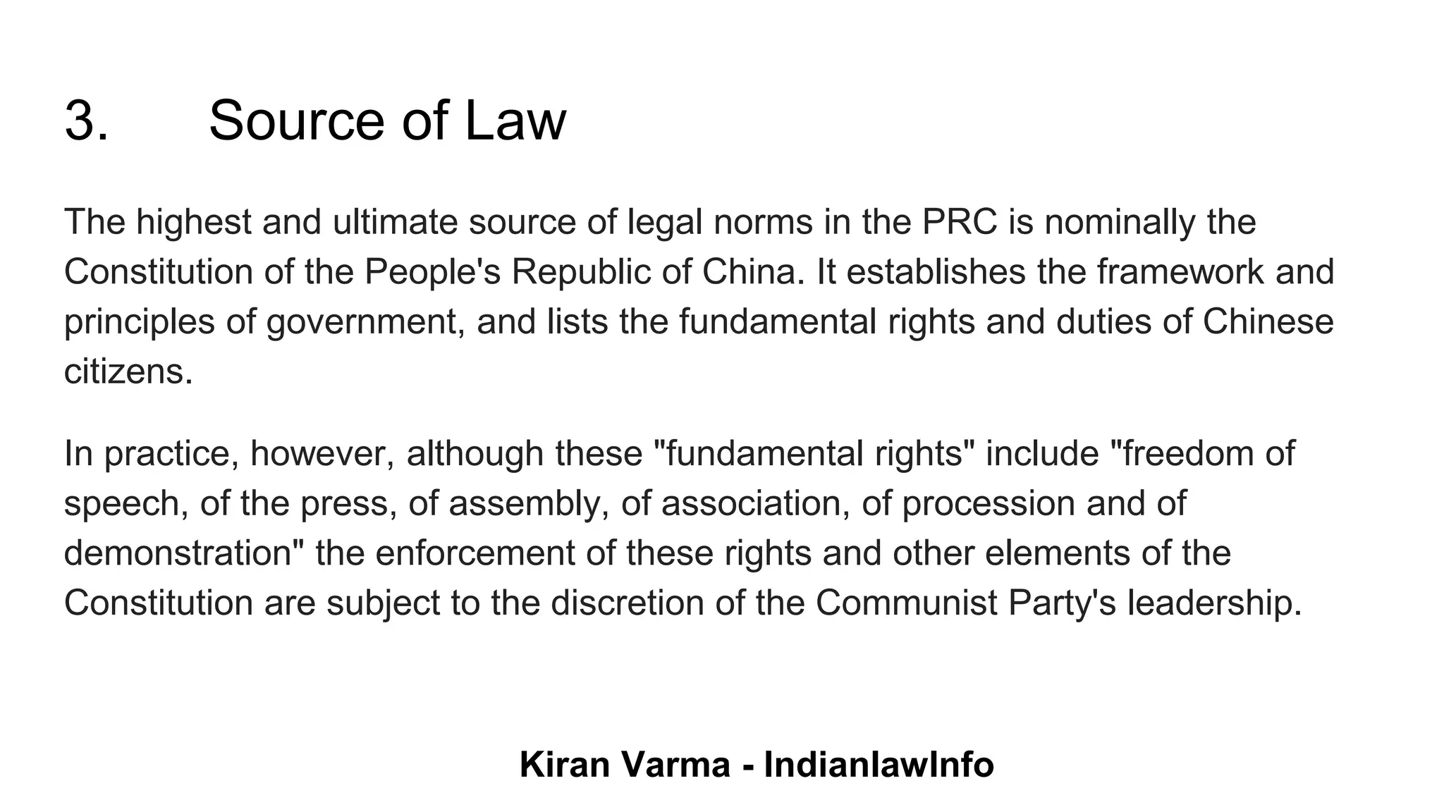 China basic laws | PPTX