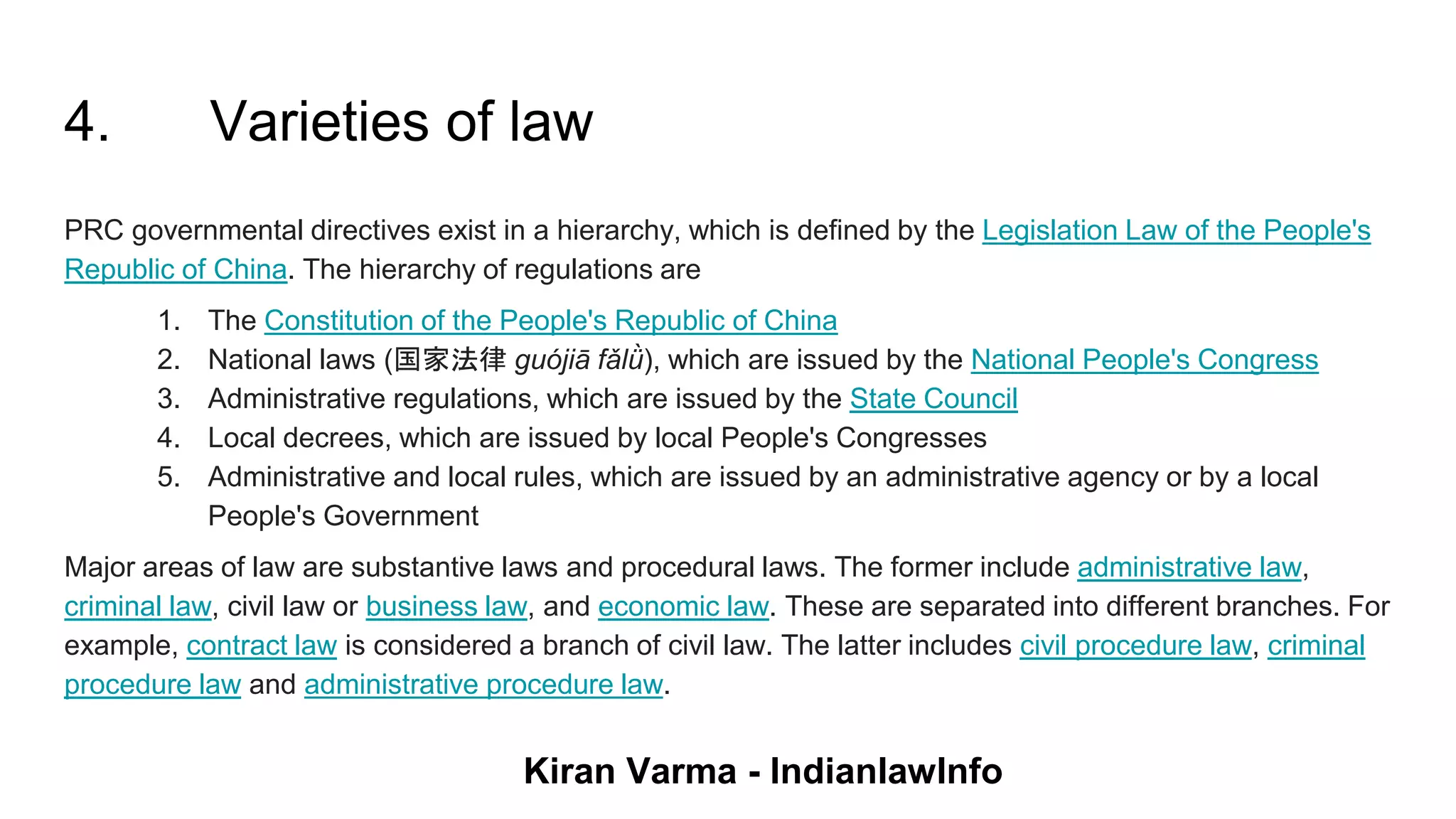 China basic laws | PPTX