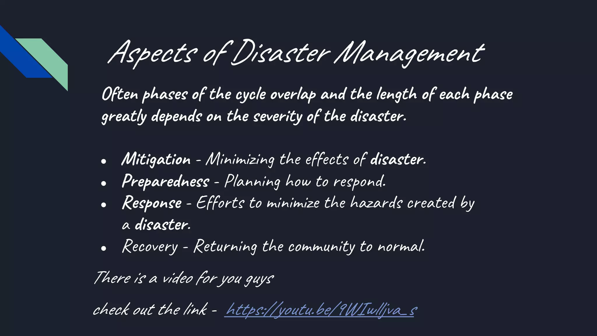Disaster management | PPTX