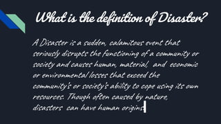 Disaster management | PPTX | Infectious Diseases | Diseases and Conditions