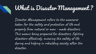 Disaster management | PPTX | Infectious Diseases | Diseases and Conditions