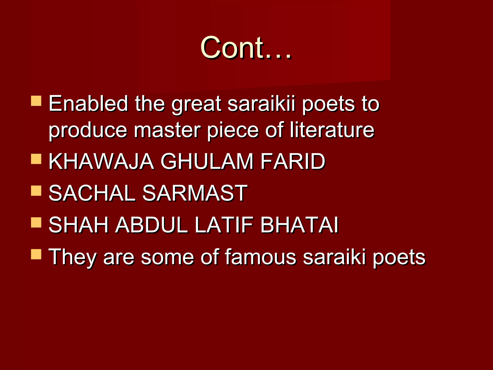 saraiki culture | PPT