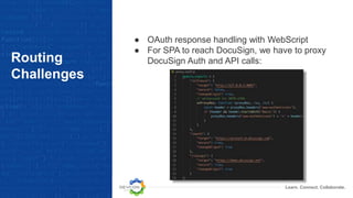 Extending Alfresco Digital Workspace with Docusign | PPT