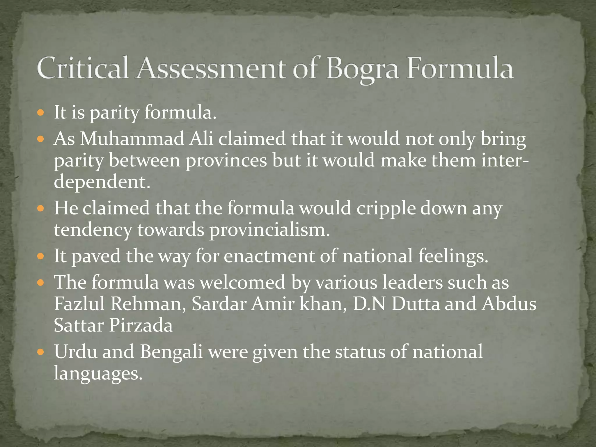 Muhammad Ali Bogra’s Cabinet From April 1953 to Oct 1954 #Pakistan ...