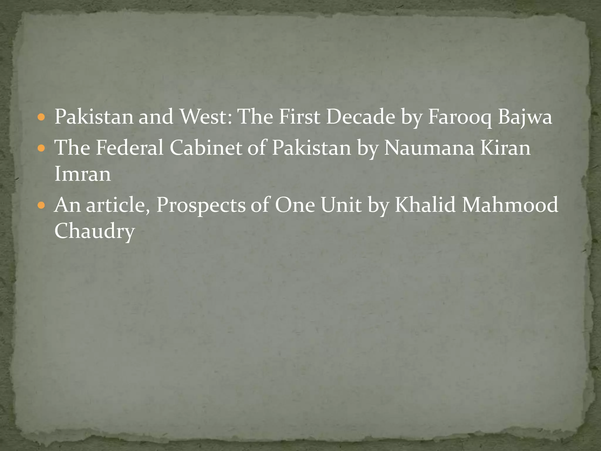 Muhammad Ali Bogra’s Cabinet From April 1953 to Oct 1954 #Pakistan ...