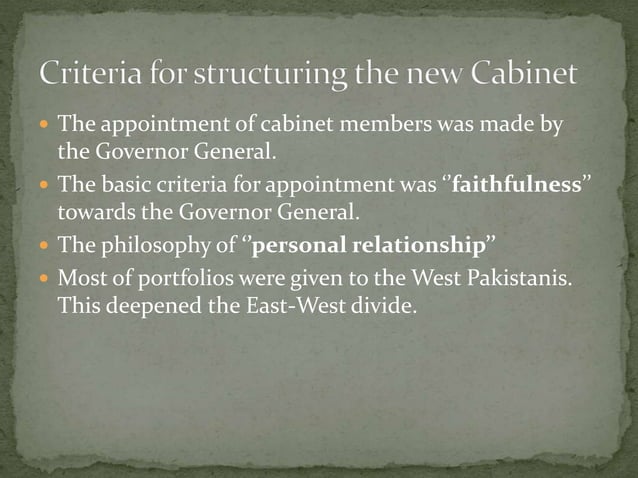 Muhammad Ali Bogra’s Cabinet From April 1953 to Oct 1954 #Pakistan ...