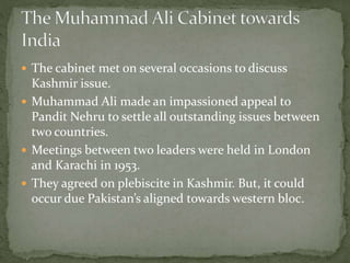 Muhammad Ali Bogra’s Cabinet From April 1953 to Oct 1954 #Pakistan ...