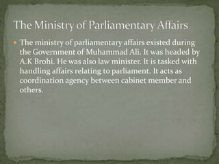 Muhammad Ali Bogra’s Cabinet From April 1953 to Oct 1954 #Pakistan ...