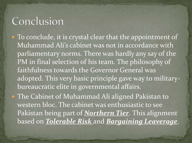 Muhammad Ali Bogra’s Cabinet From April 1953 to Oct 1954 #Pakistan ...