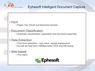 Zia End to End Solutions for Financial Services | PPTX