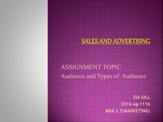 Types of Audience | PPTX