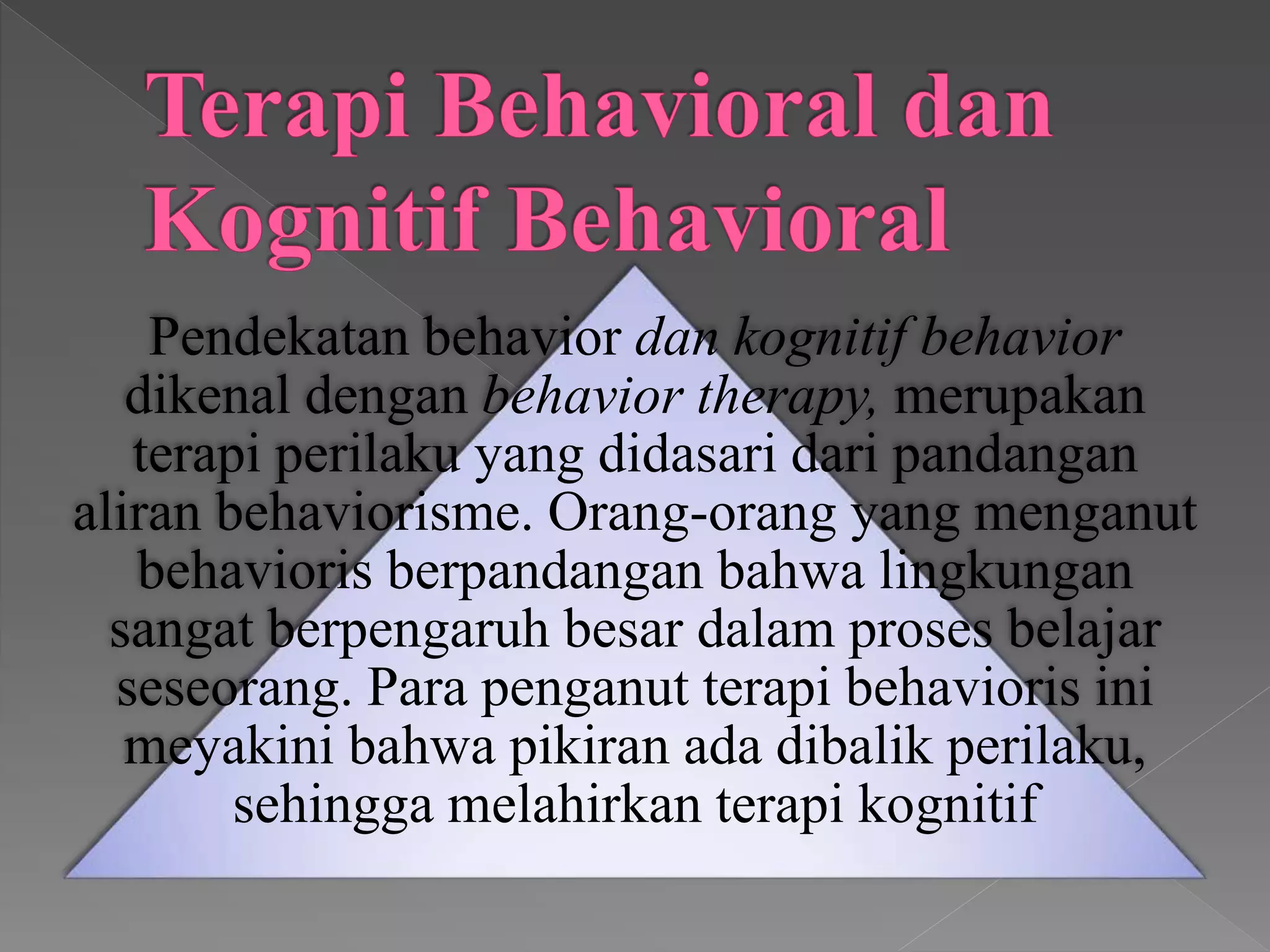 INTERVENSI PSIKOLOGI KLINIS | PPTX