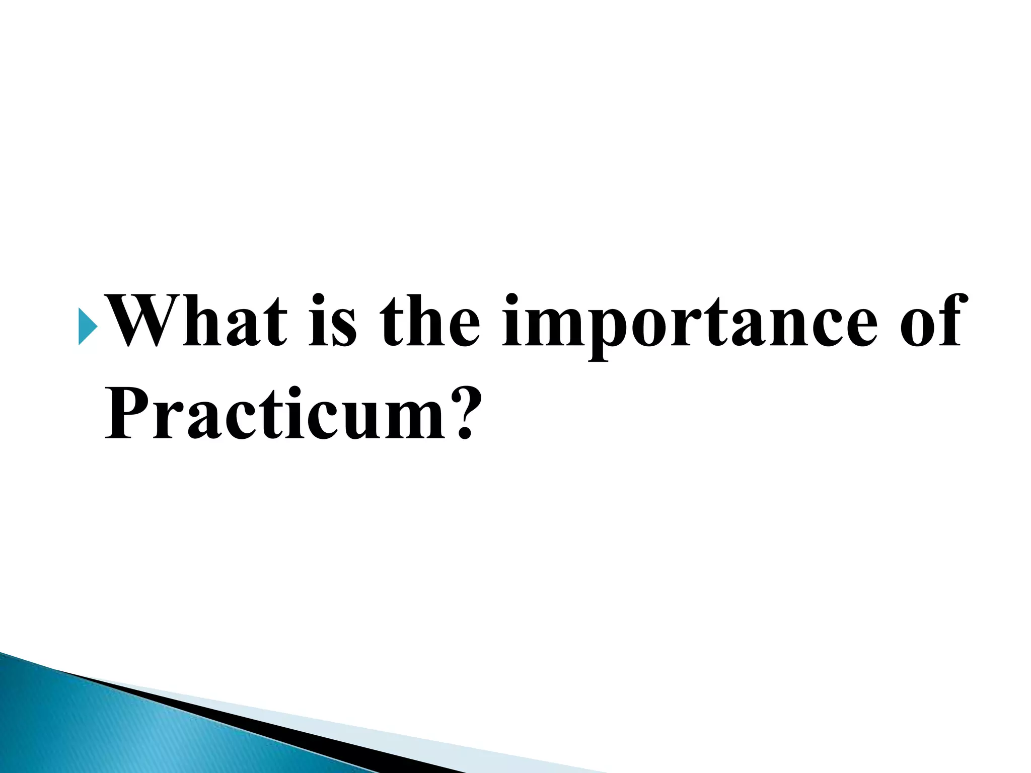 practicum presentation | PPTX