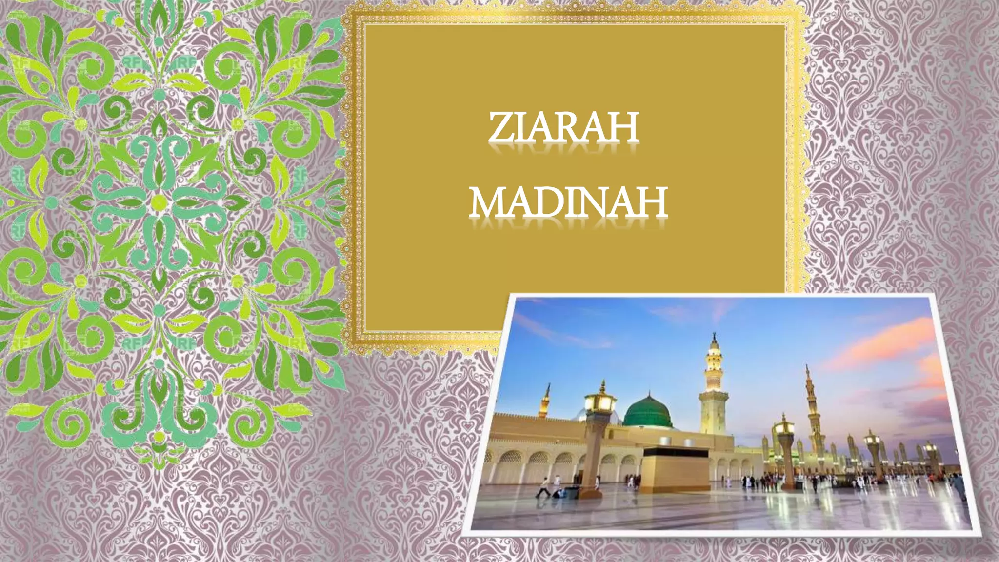 Ziarah madinah | PPTX