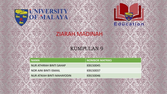 Ziarah madinah | PPTX