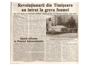 De prin ziare despre Revolutia din '89 | PPT