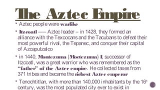 Social Studies Ancient Civilizations: Aztec | PPT