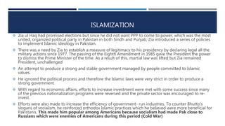 Zia ul Haq | PPTX | Islam | Religion & Spirituality